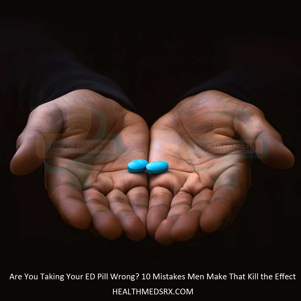 Are You Taking Your ED Pill Wrong? 10 Mistakes Men Make That Kill the ...