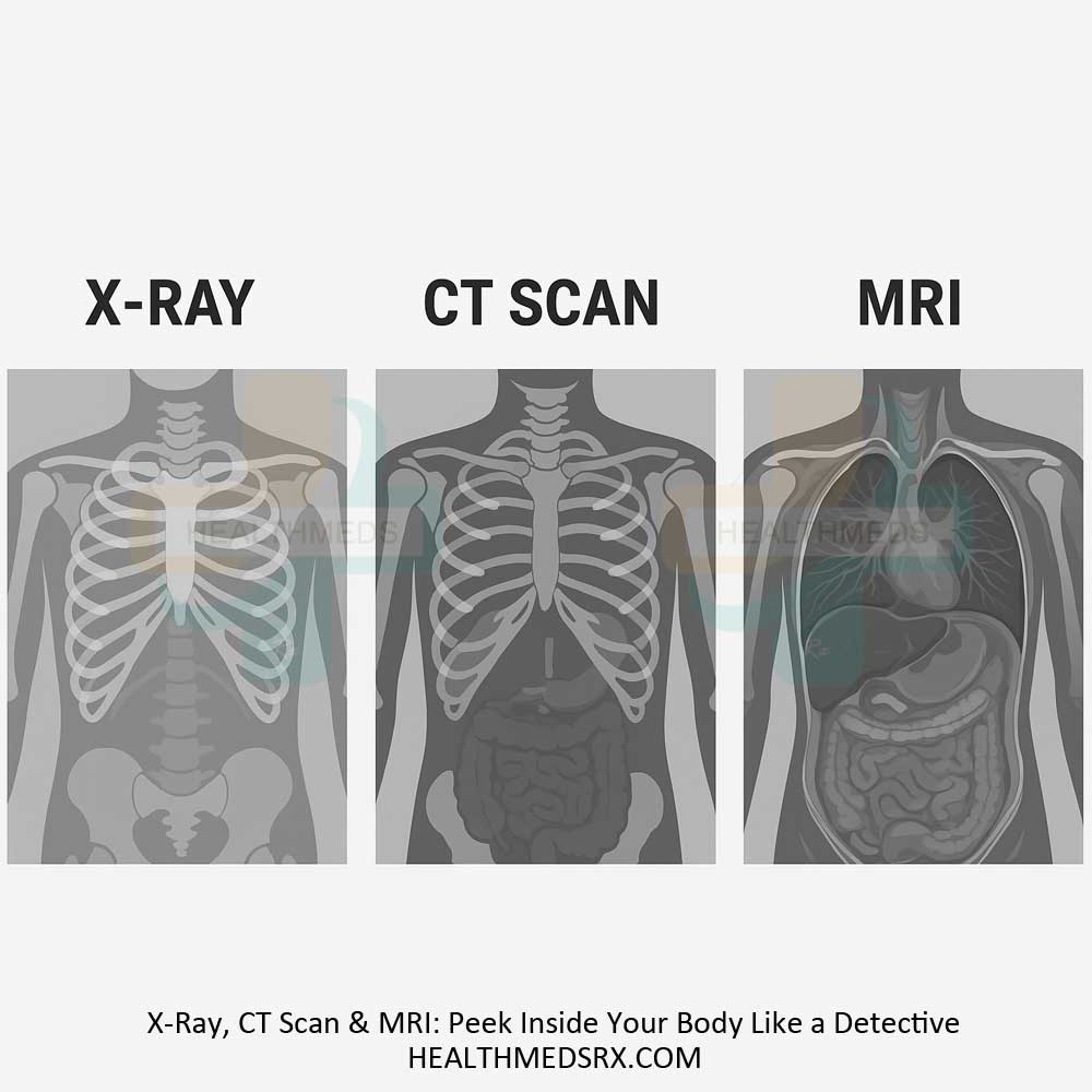 X-Ray, CT Scan & MRI: Peek Inside Your Body Like a Detective ...